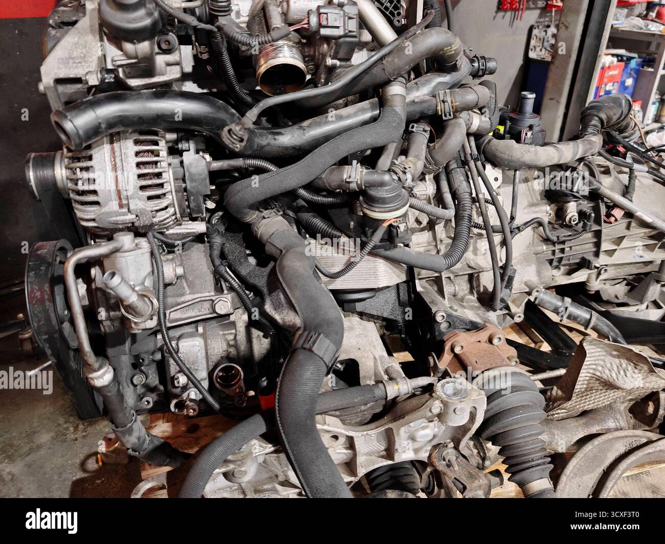 the internal combustion engine of a car, technology for driving ...