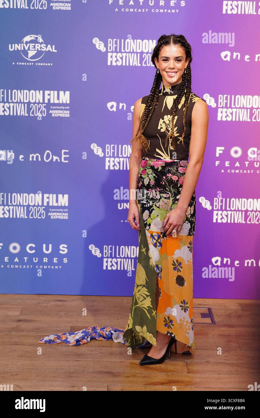 Safia Oakley-Green attending the screening of Anemone, at the National ...