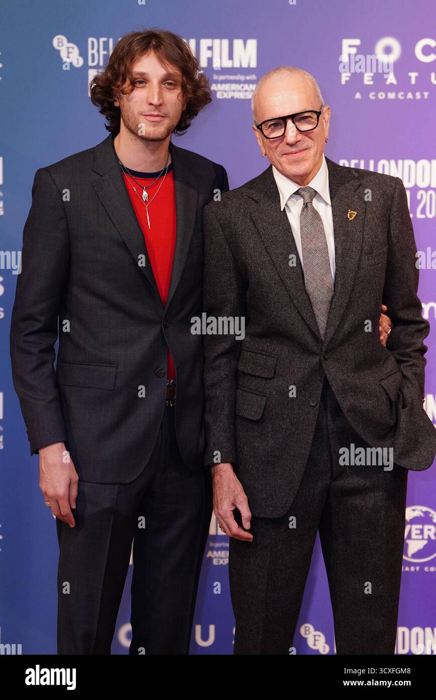 Ronan (left) and Daniel Day-Lewis attending the screening of Anemone ...