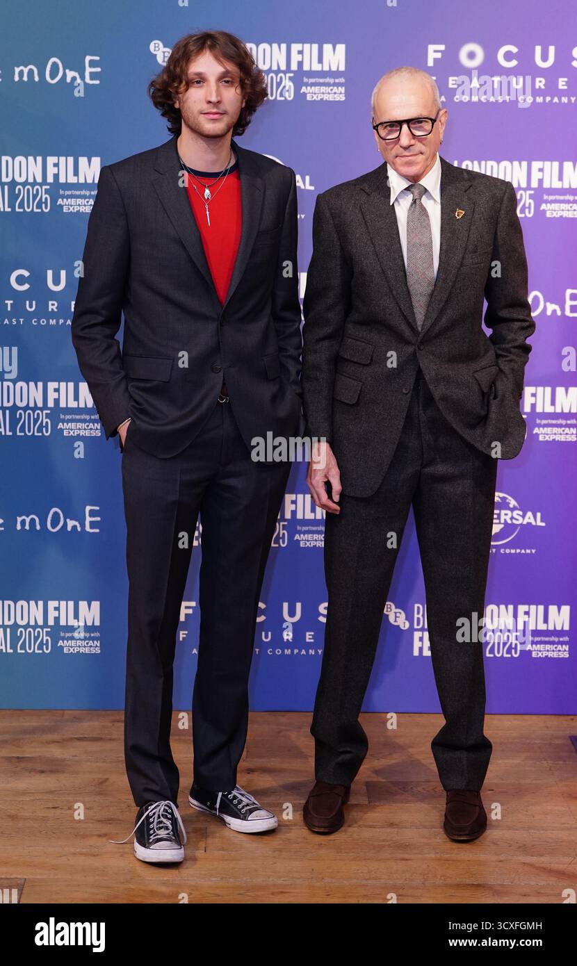 Ronan (left) and Daniel Day-Lewis attending the screening of Anemone ...