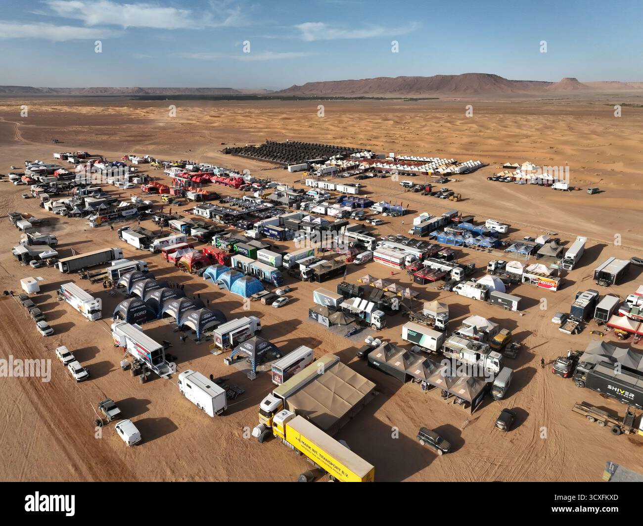 Erfoud, Maroc. 14th Oct, 2025. Bivouac Erfoud, ambiance, during the ...