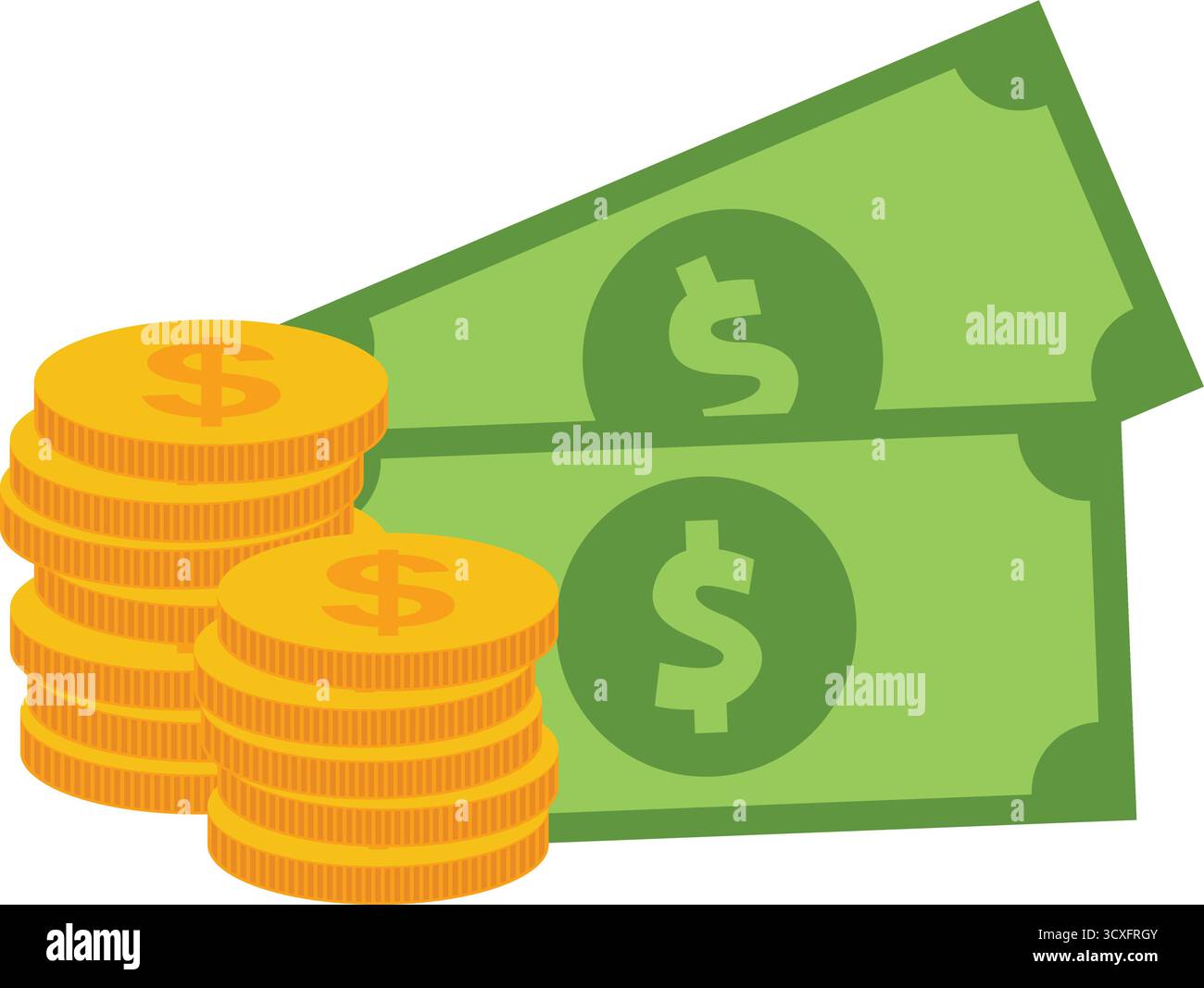 Currency flat icon pack Cut Out Stock Images & Pictures - Alamy