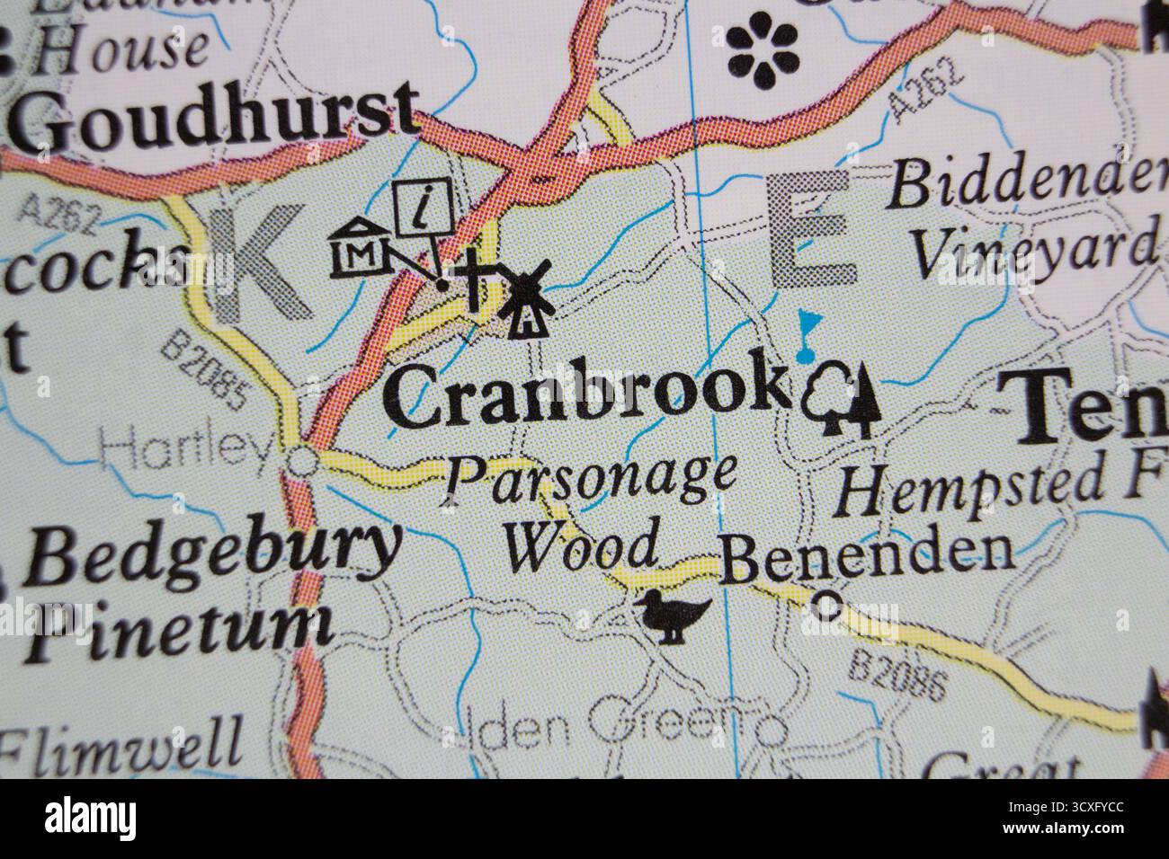 Cranbrook outline hi-res stock photography and images - Alamy