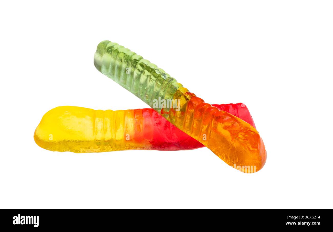 Sour candy gummy worms hi-res stock photography and images - Alamy