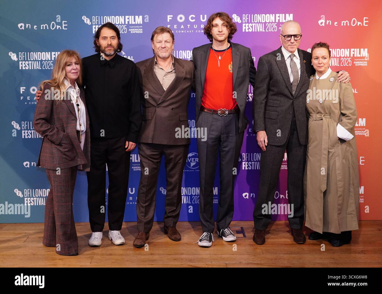 (left to right) Dede Gardner, Jeremy Kleiner, Sean Bean, Ronan and ...