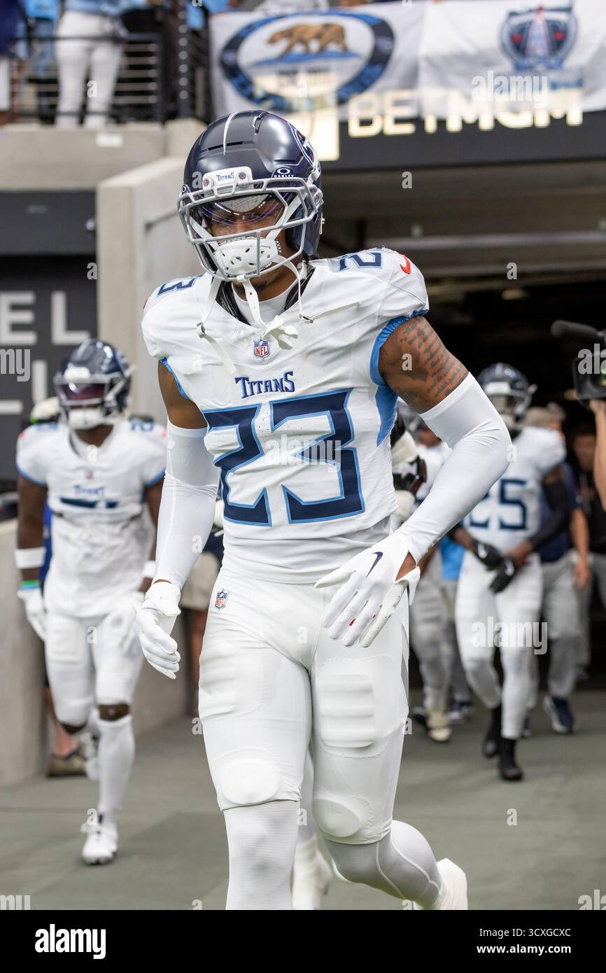 Tennessee Titans safety Kevin Winston, Jr. (23) enters the stadium ...