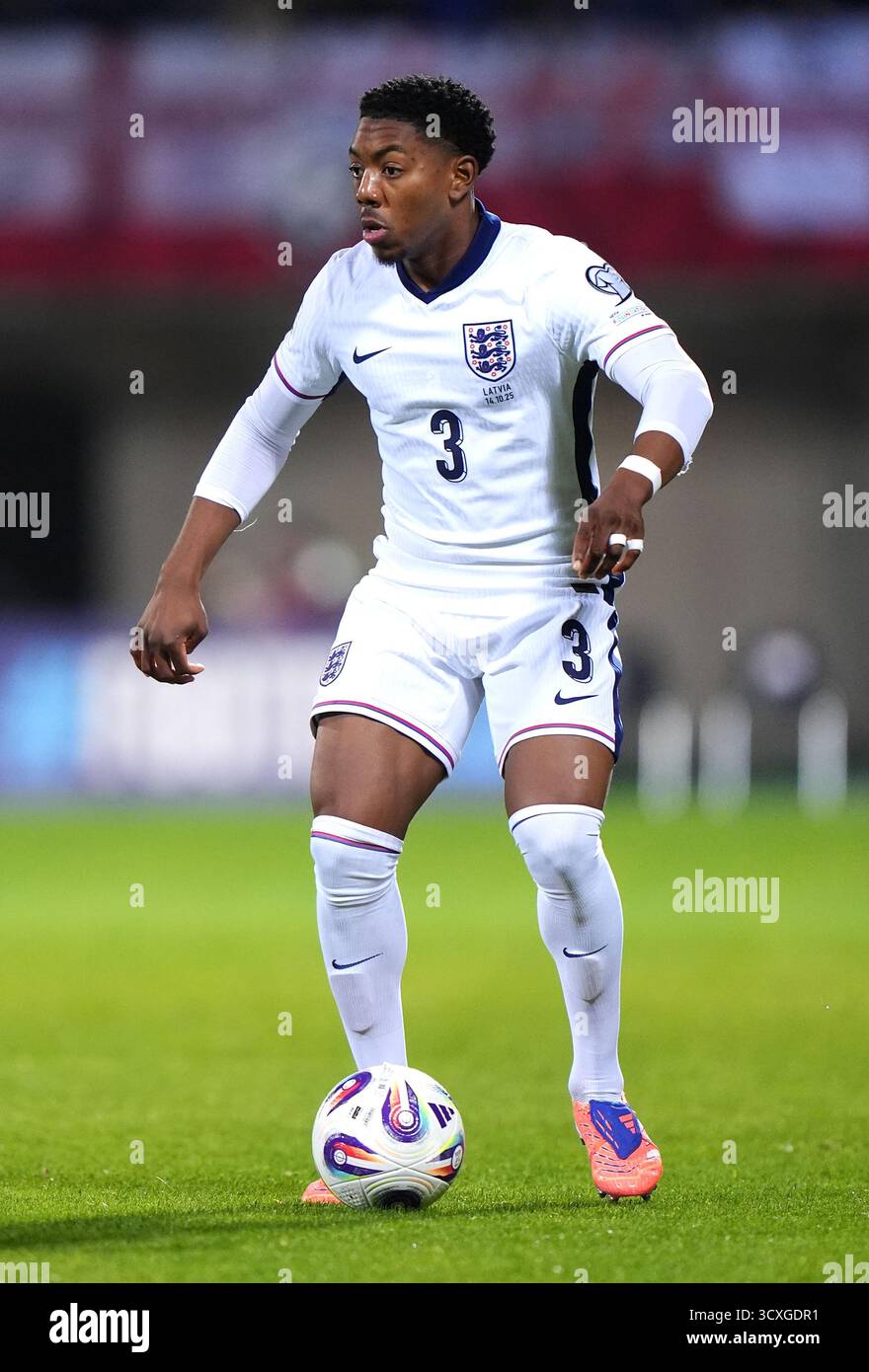England's Myles Lewis-Skelly in action during the FIFA World Cup ...