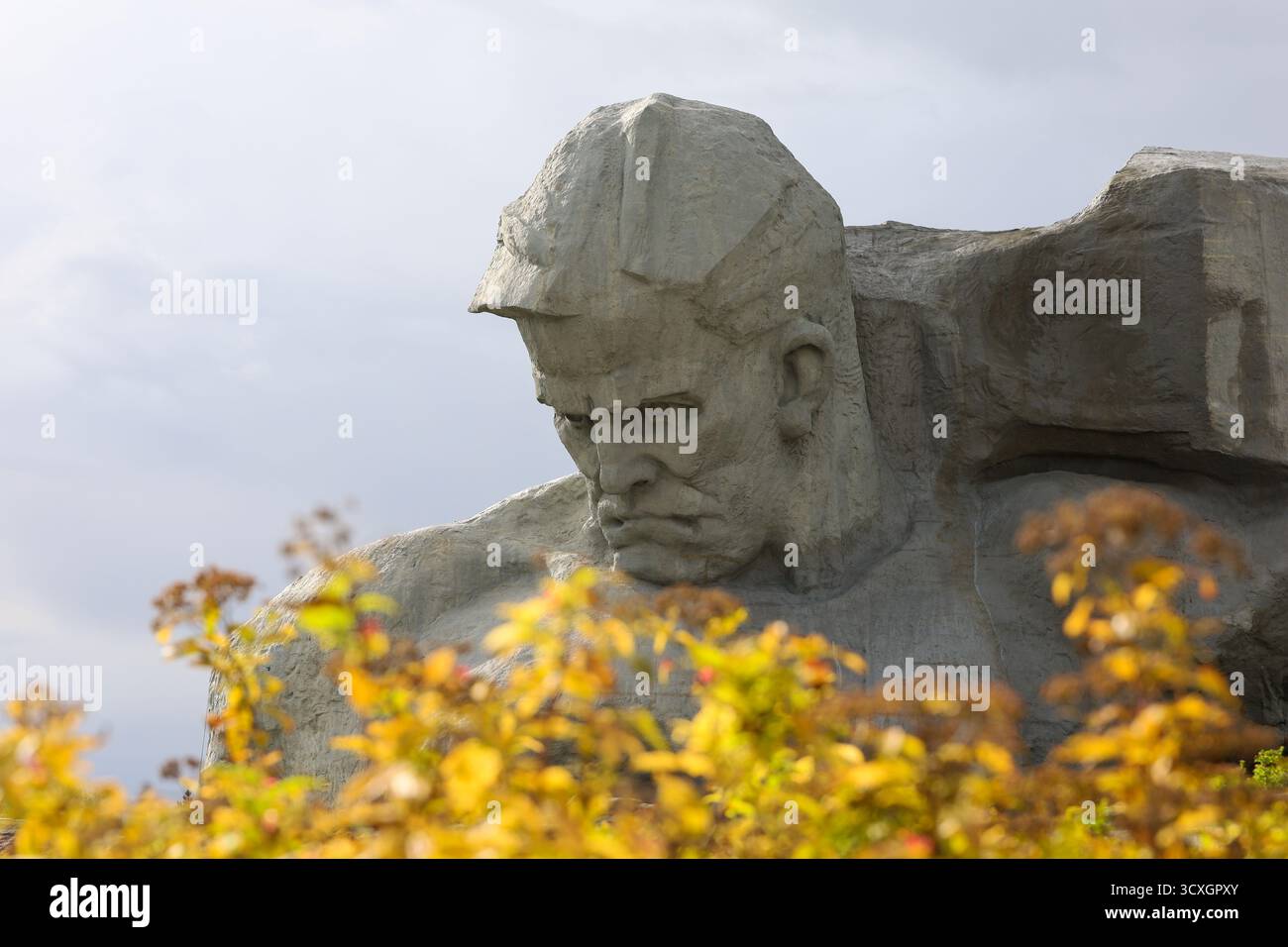 Monument "Courage" on the territory of the Brest Hero Fortress memorial ...