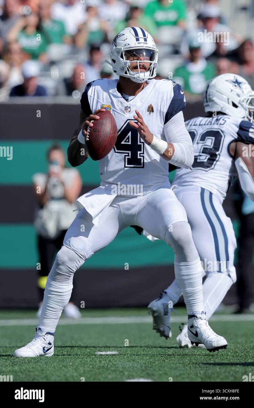 Dallas Cowboys quarterback Dak Prescott (4) in action against the New ...