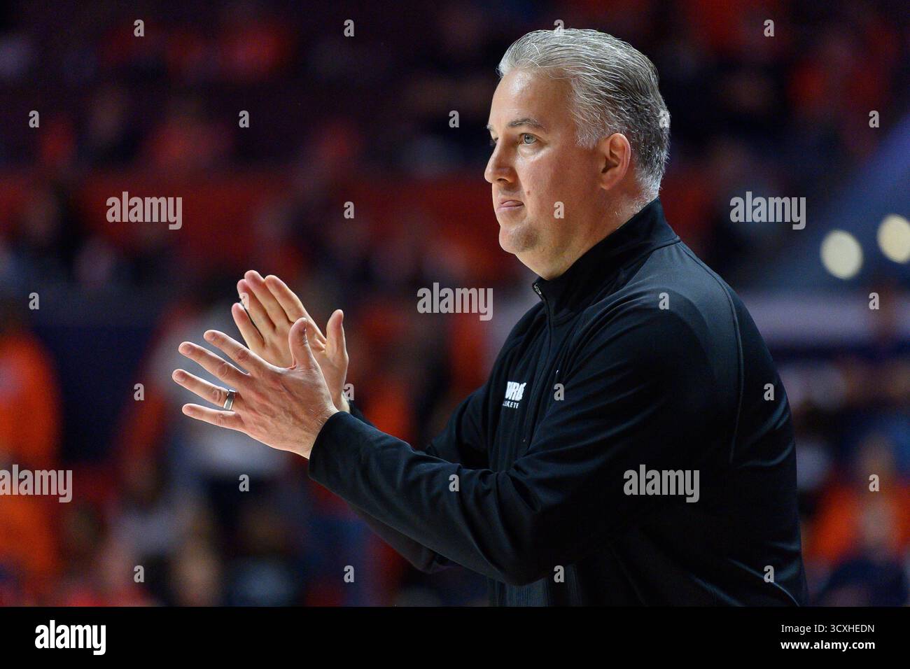 FILE - Purdue' head coach Matt Painter reacts during an NCAA college ...