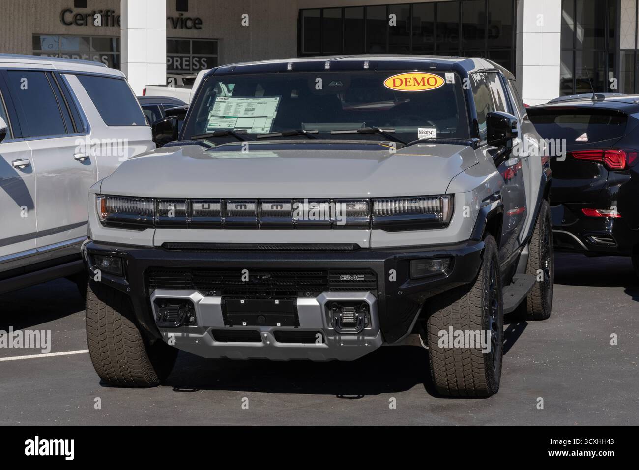 Kokomo - October 12, 2025: GMC Hummer EV 2X electric SUV display. GMC ...