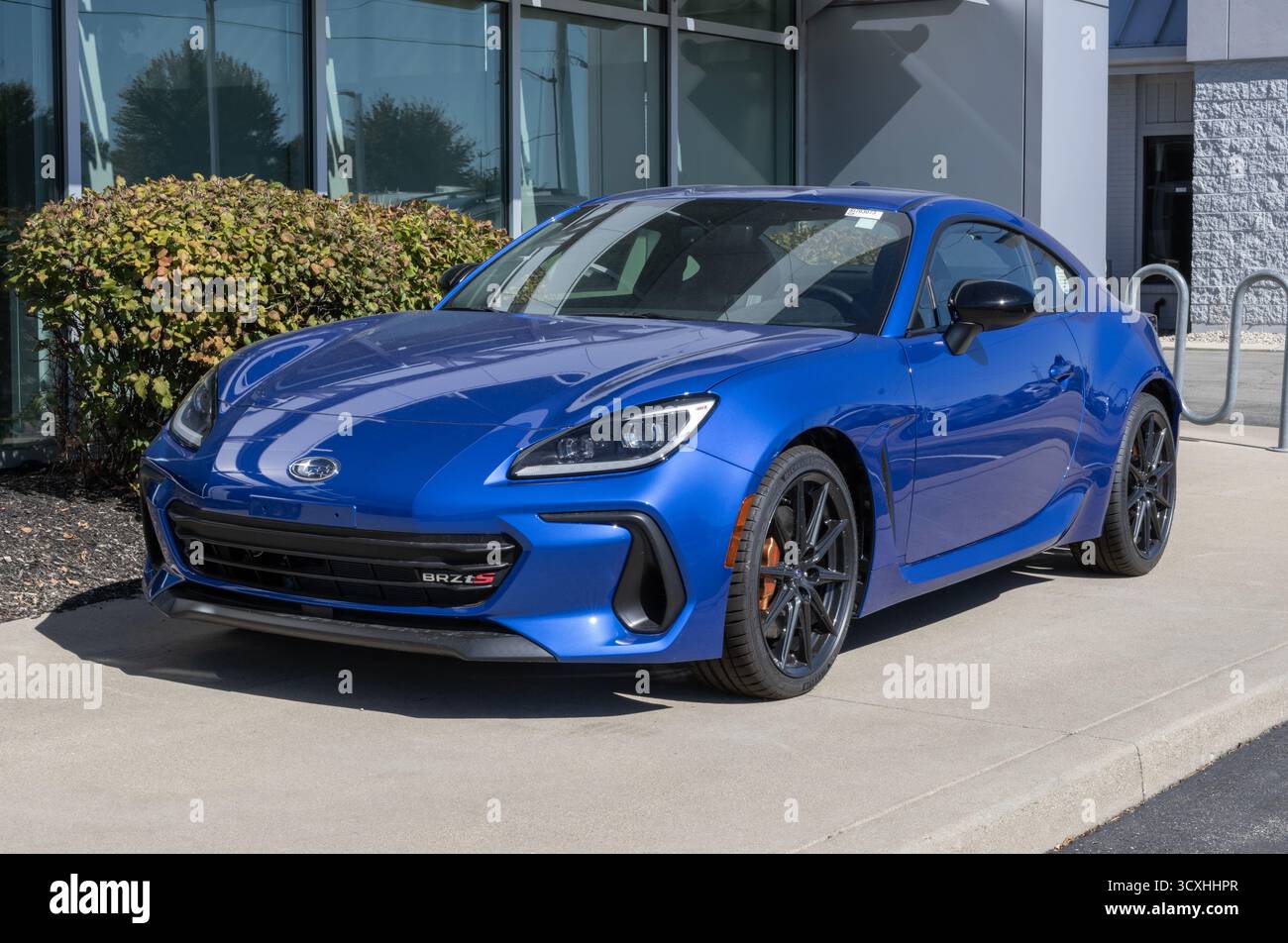 Indianapolis - October 12, 2025: Subaru BRZ tS two-door sports car ...