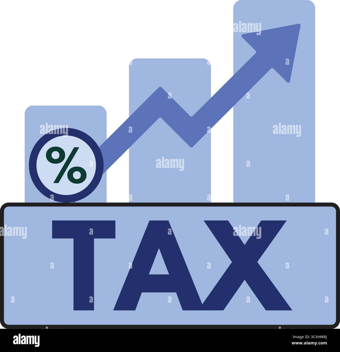 3d render growth chart Stock Vector Images - Alamy