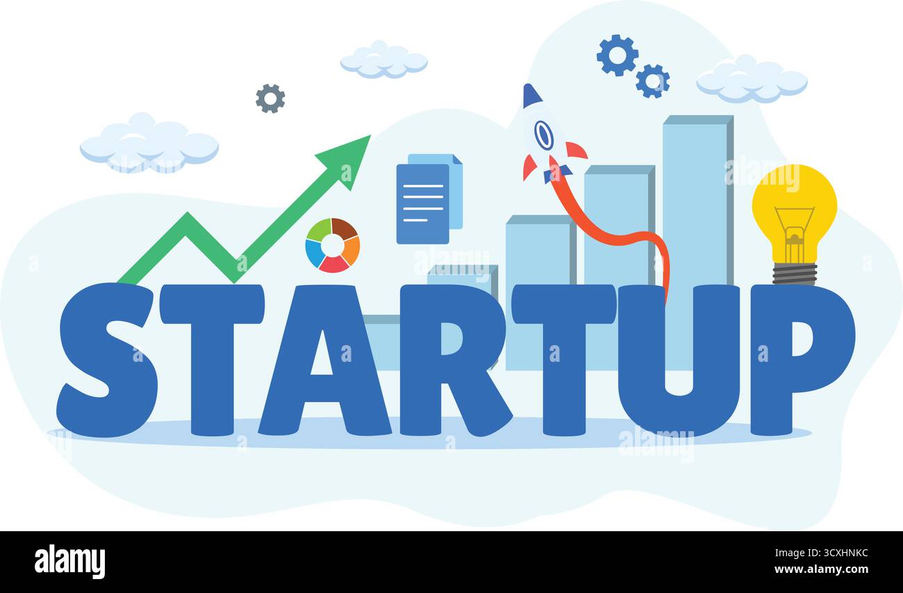 Career new business launch Stock Vector Images - Alamy