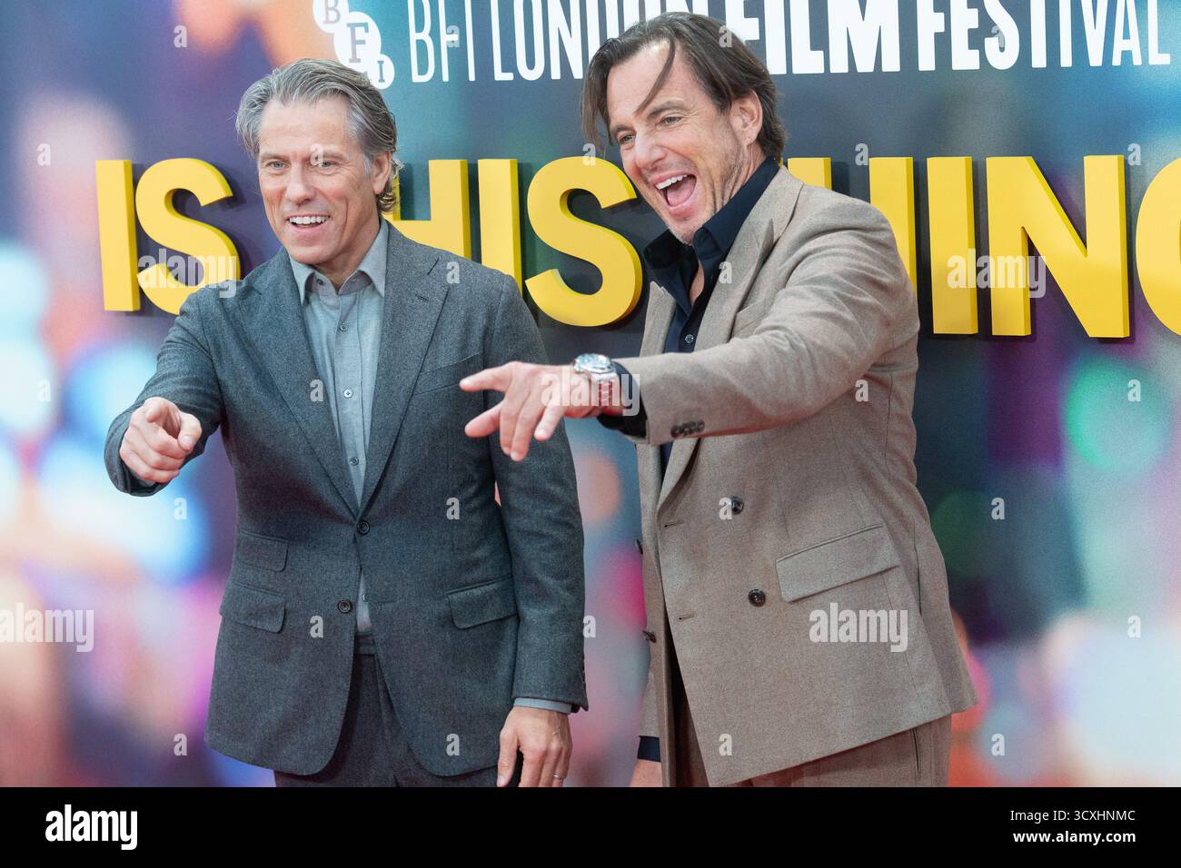London, UK. 14 Oct, 2025. Pictured: John Bishop and Will Arnett attends ...