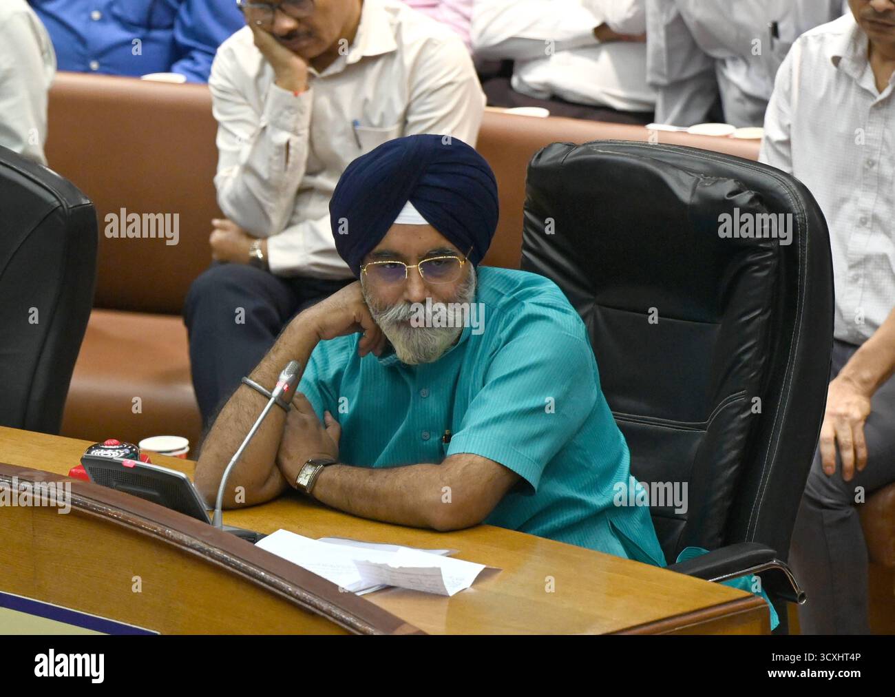 NEW DELHI, INDIA - OCTOBER 14: Raja Iqbal Singh, Mayor of Delhi during ...