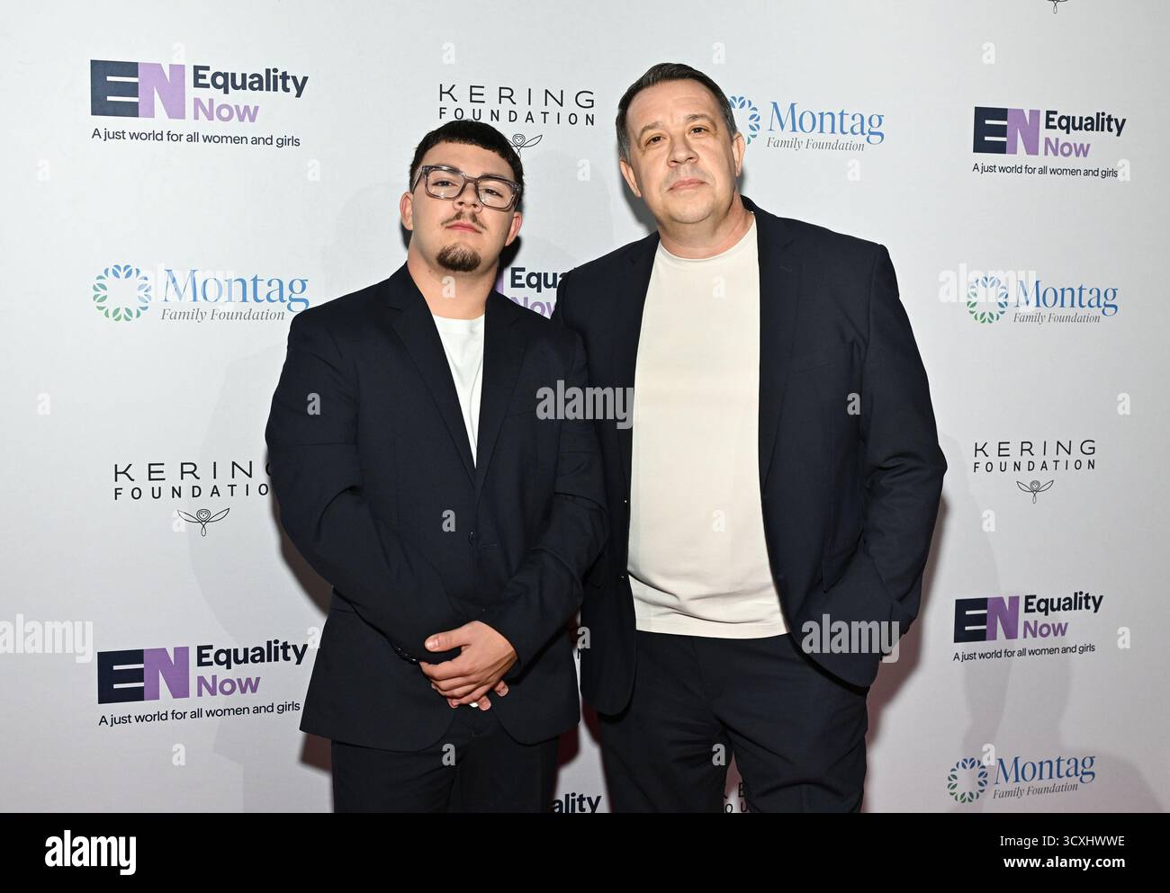 Courage Aware award honorees Nathan Pelicot, left, and David Pelicot ...
