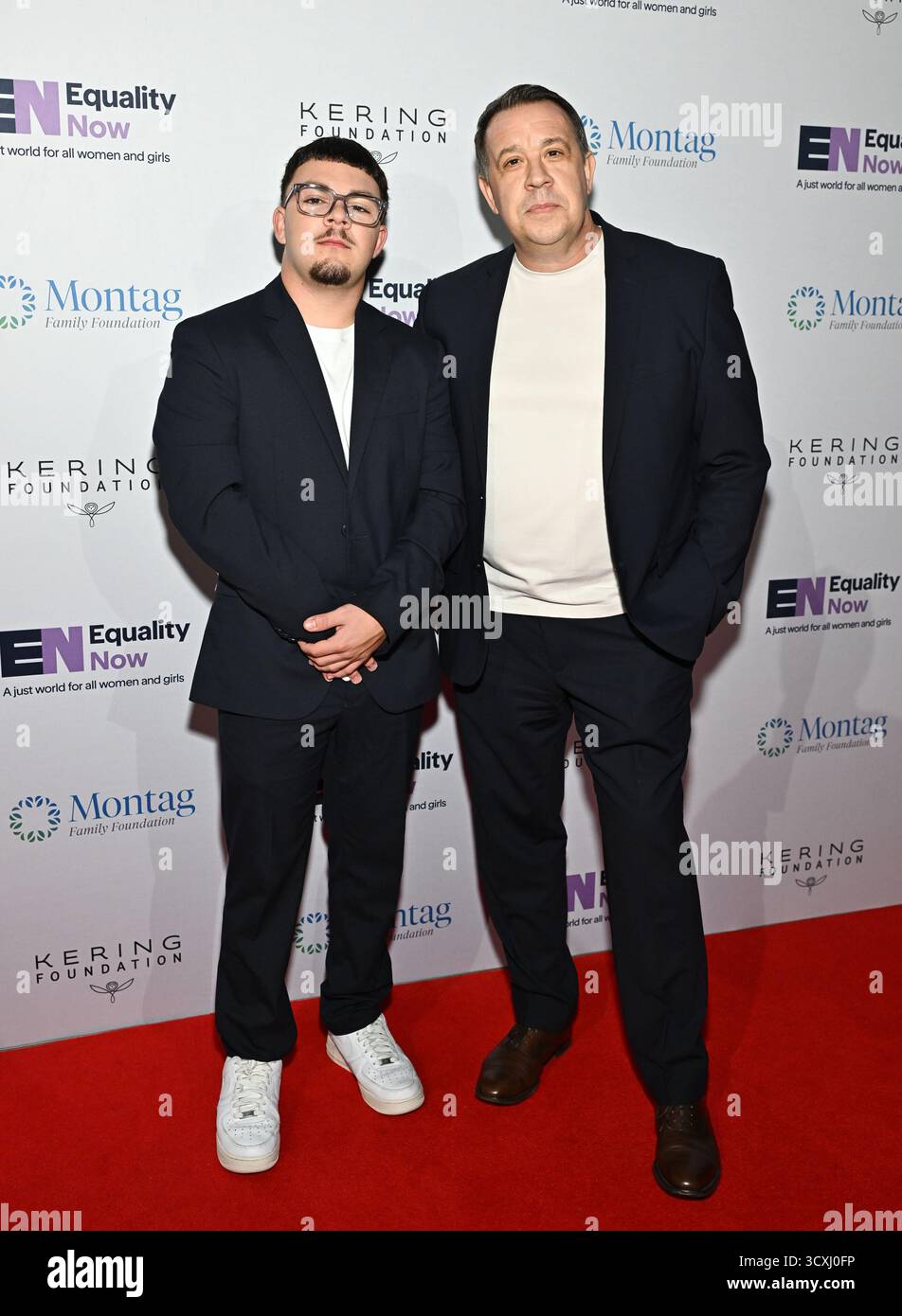Courage Aware award honorees Nathan Pelicot, left, and David Pelicot ...