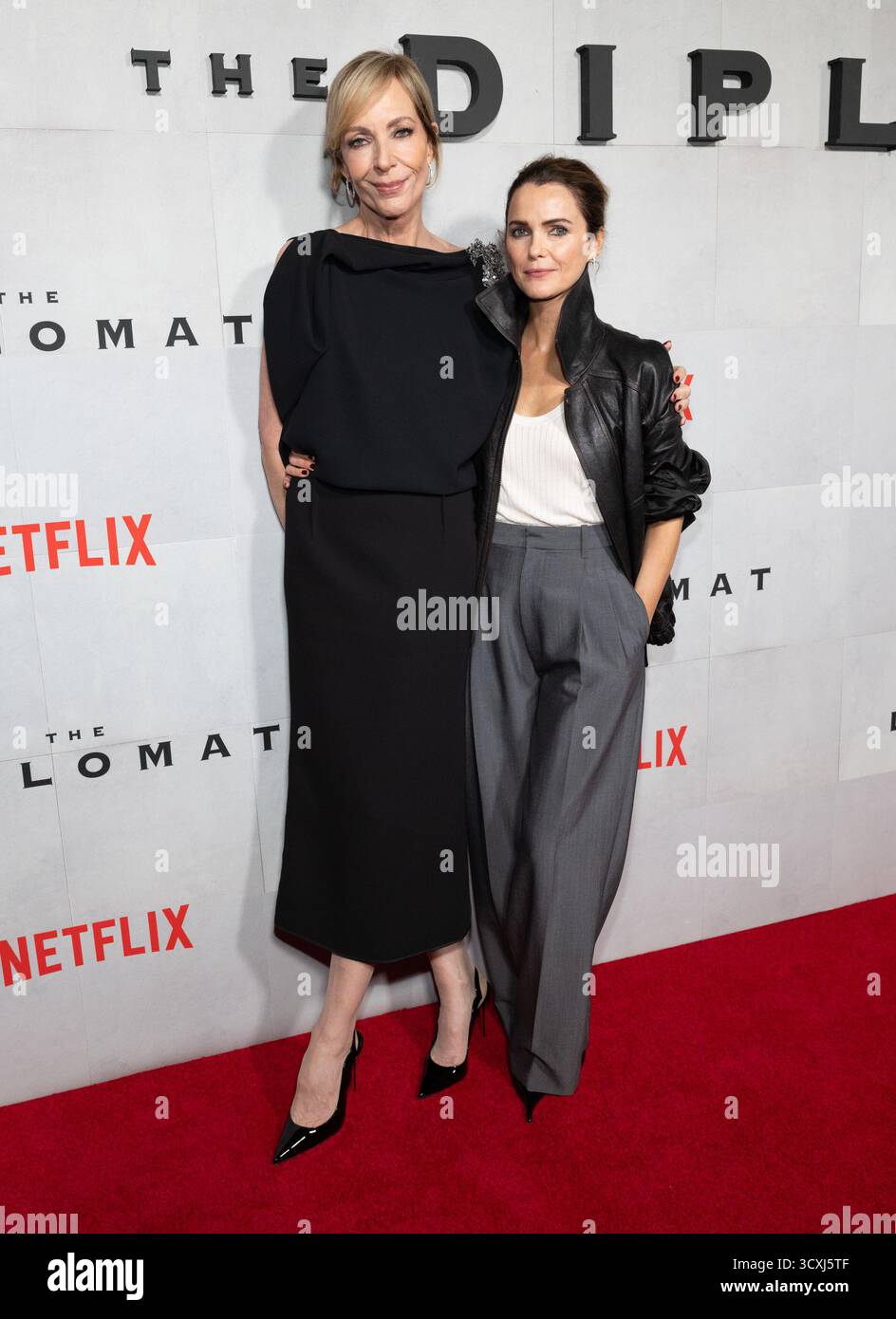 Allison Janney, left, and Keri Russell attend the special screening of ...