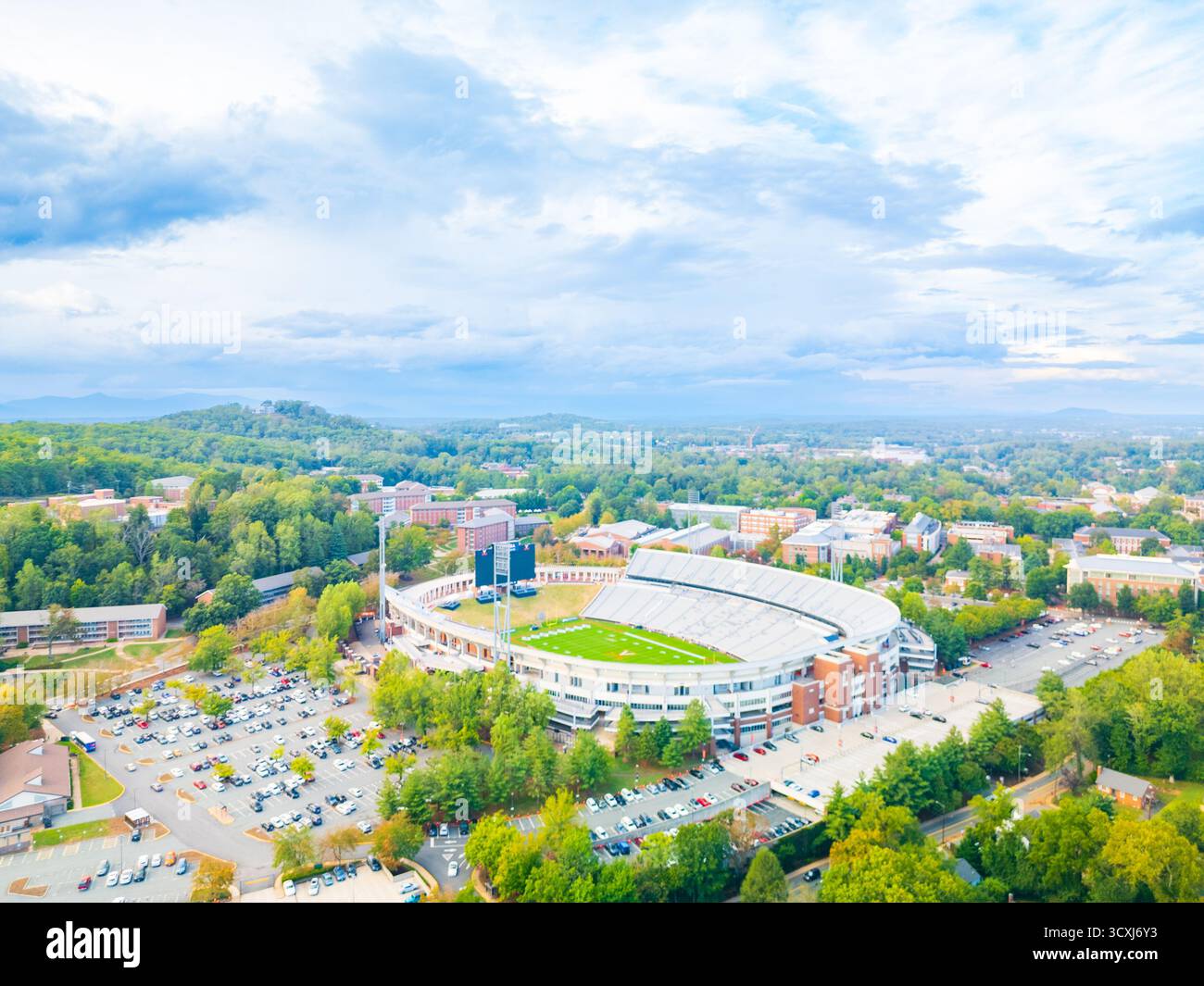 Charlottesville, VA - September 25, 2025: Scott Stadium is the home of ...