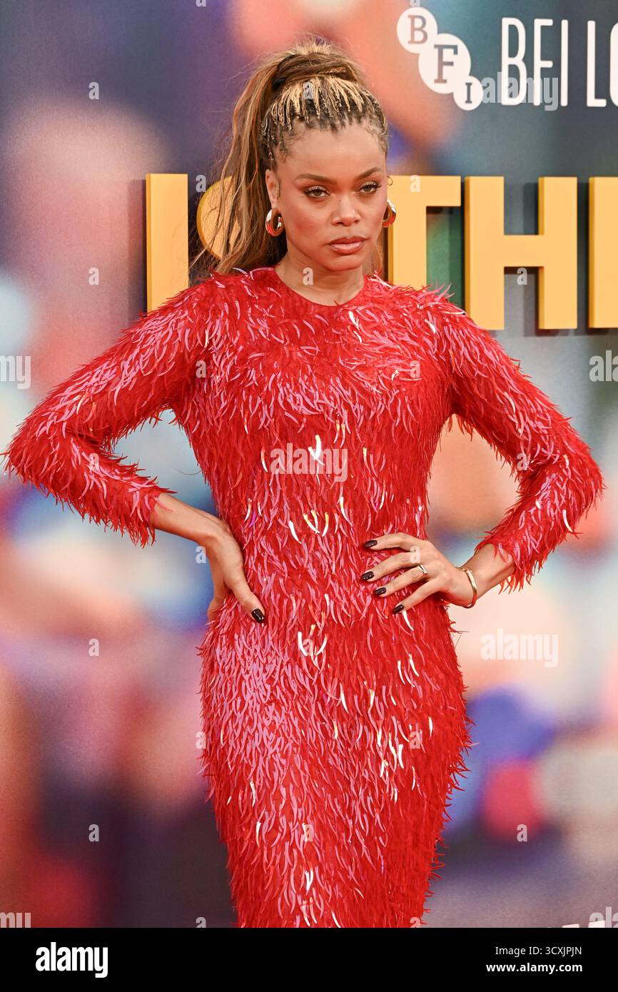 Andra Day attends "Is This Thing On?" Premiere during the BFI London ...