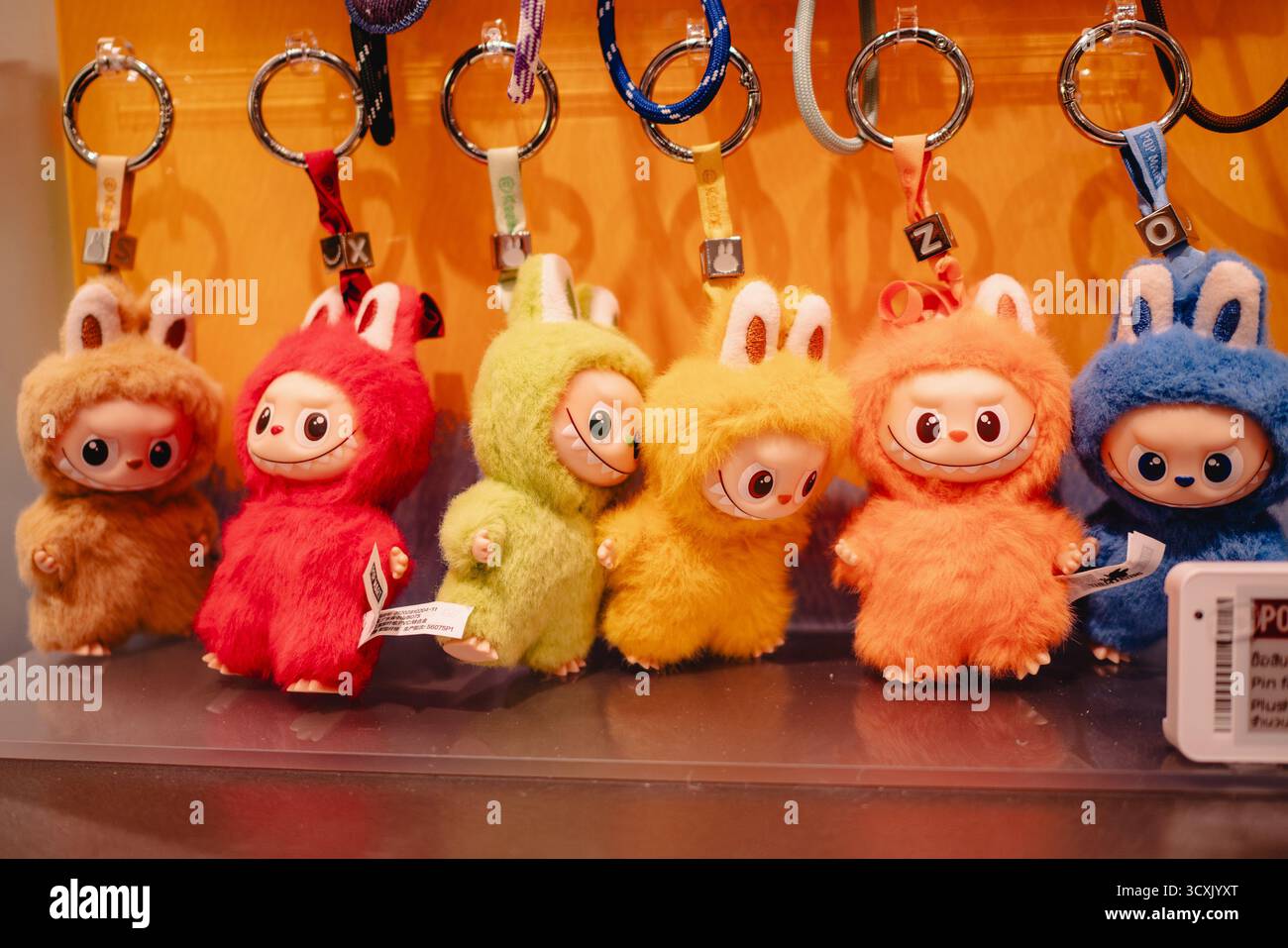 Bangkok, Thailand - September 28, 2025 : A display of Labubu art toy by ...
