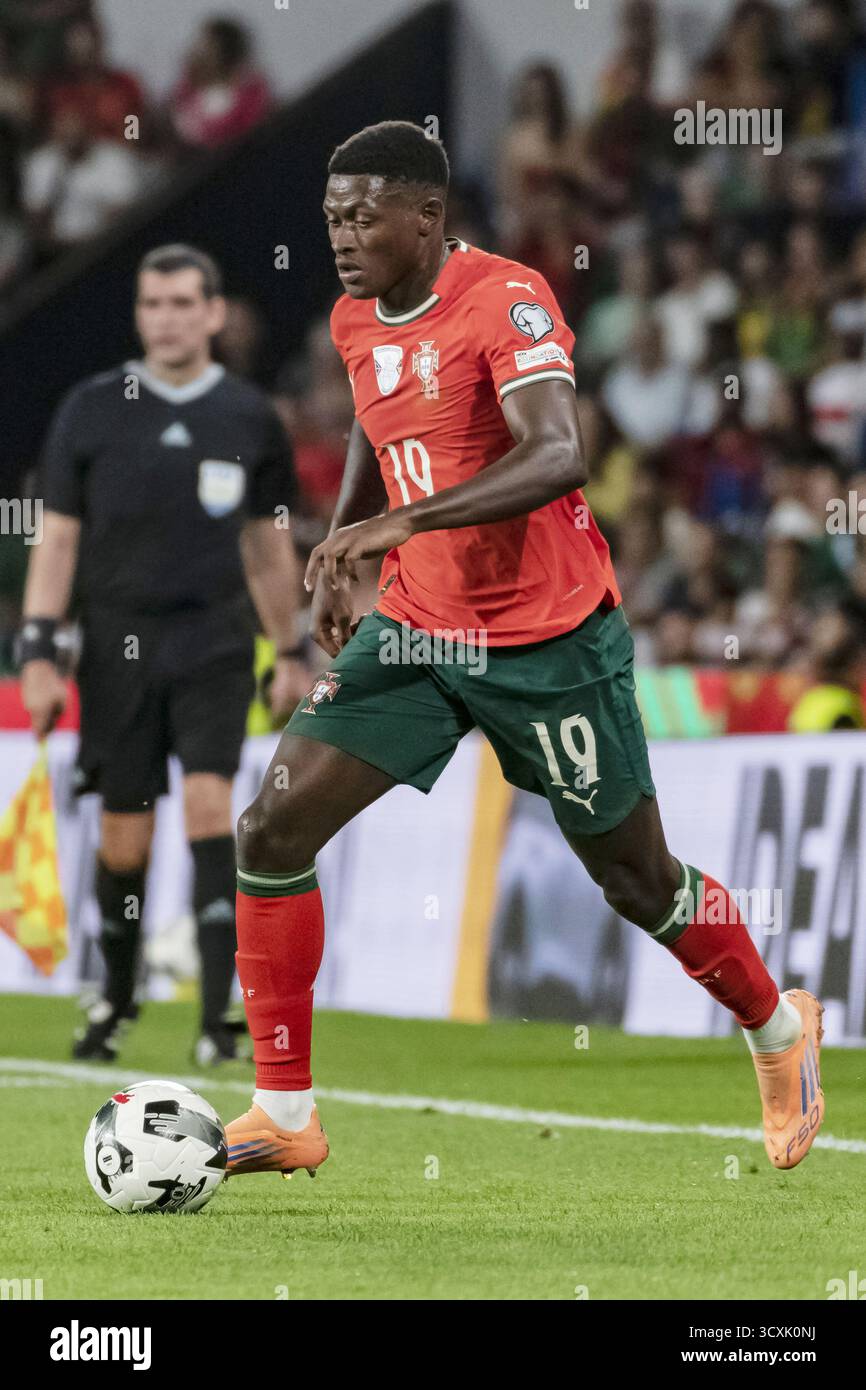 Nuno Mendes of Portugal during the FIFA World Cup 2026, Qualifiers ...