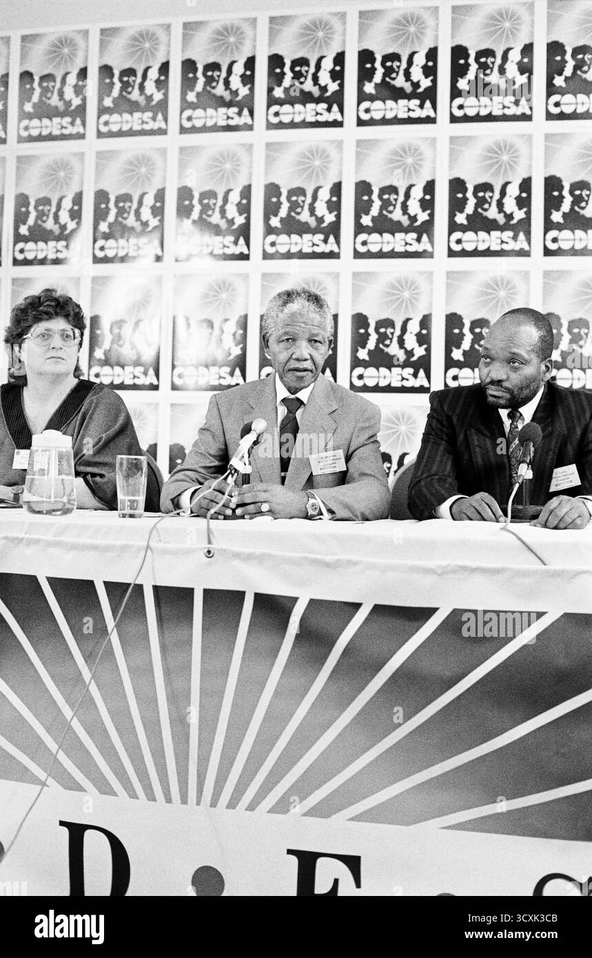 Johannesburg south africa election Black and White Stock Photos ...