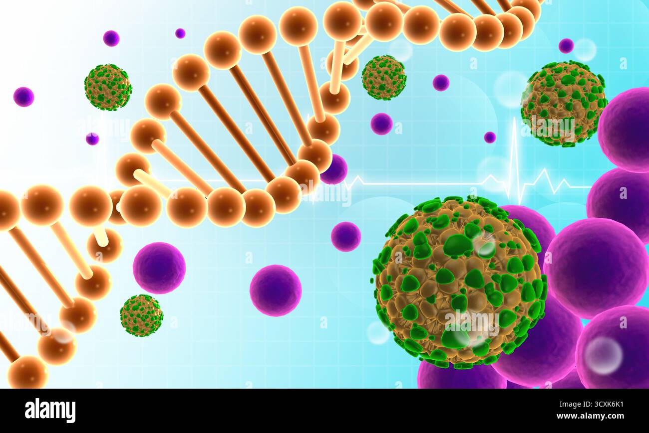 Virus attacking human body hi-res stock photography and images - Alamy