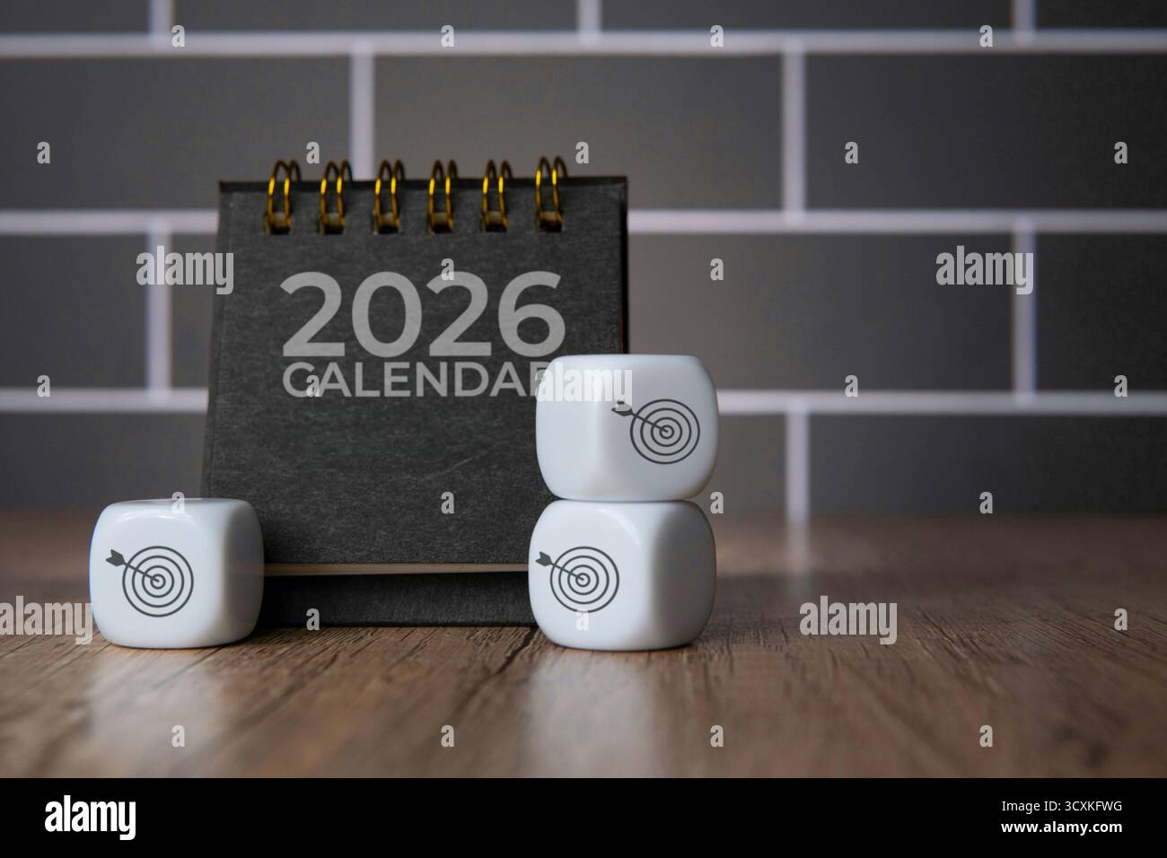 Target aspiration goal achievement vision 2026 hi-res stock photography ...