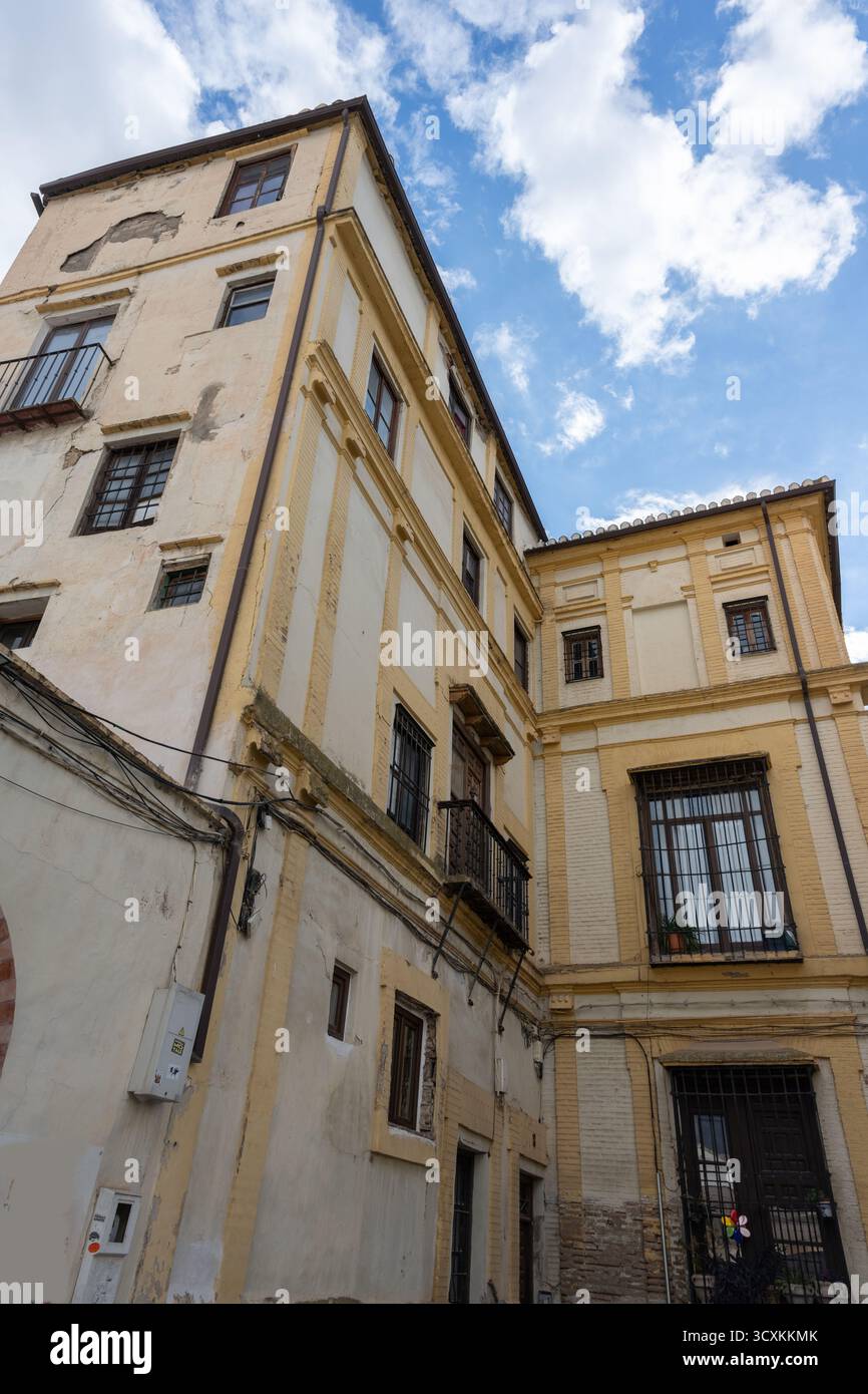 Details of the traditional architecture of Granada, southern Spain ...