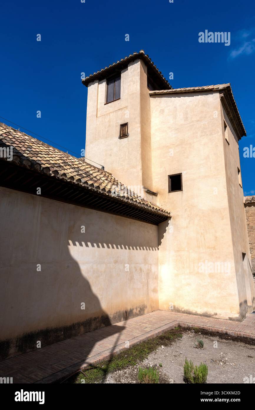 Exterior view of the Palacio de Dar al-Horra in Granada, Spain, a ...