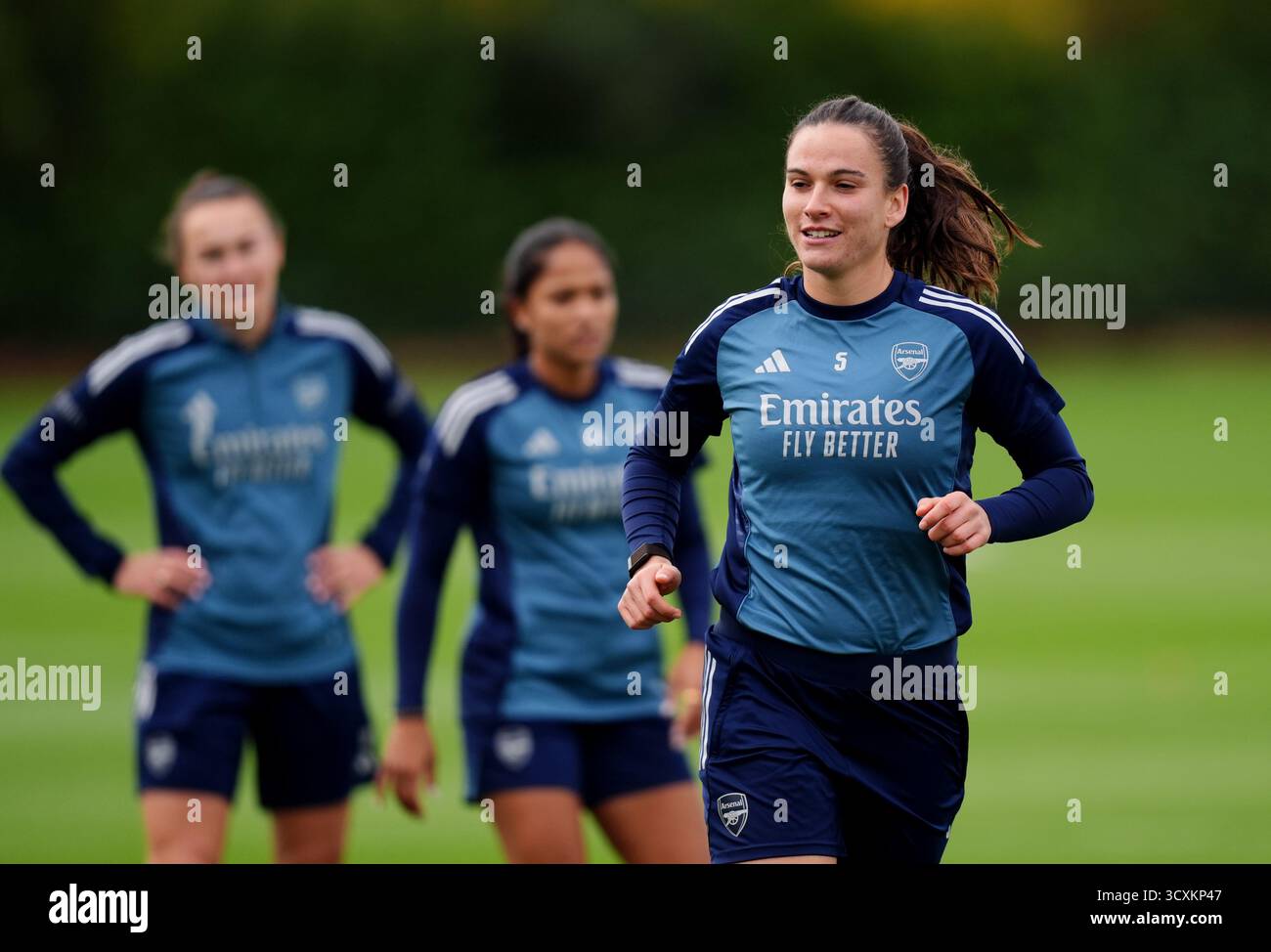 Arsenal's Laia Codina during a training session at the Sobha Realty ...