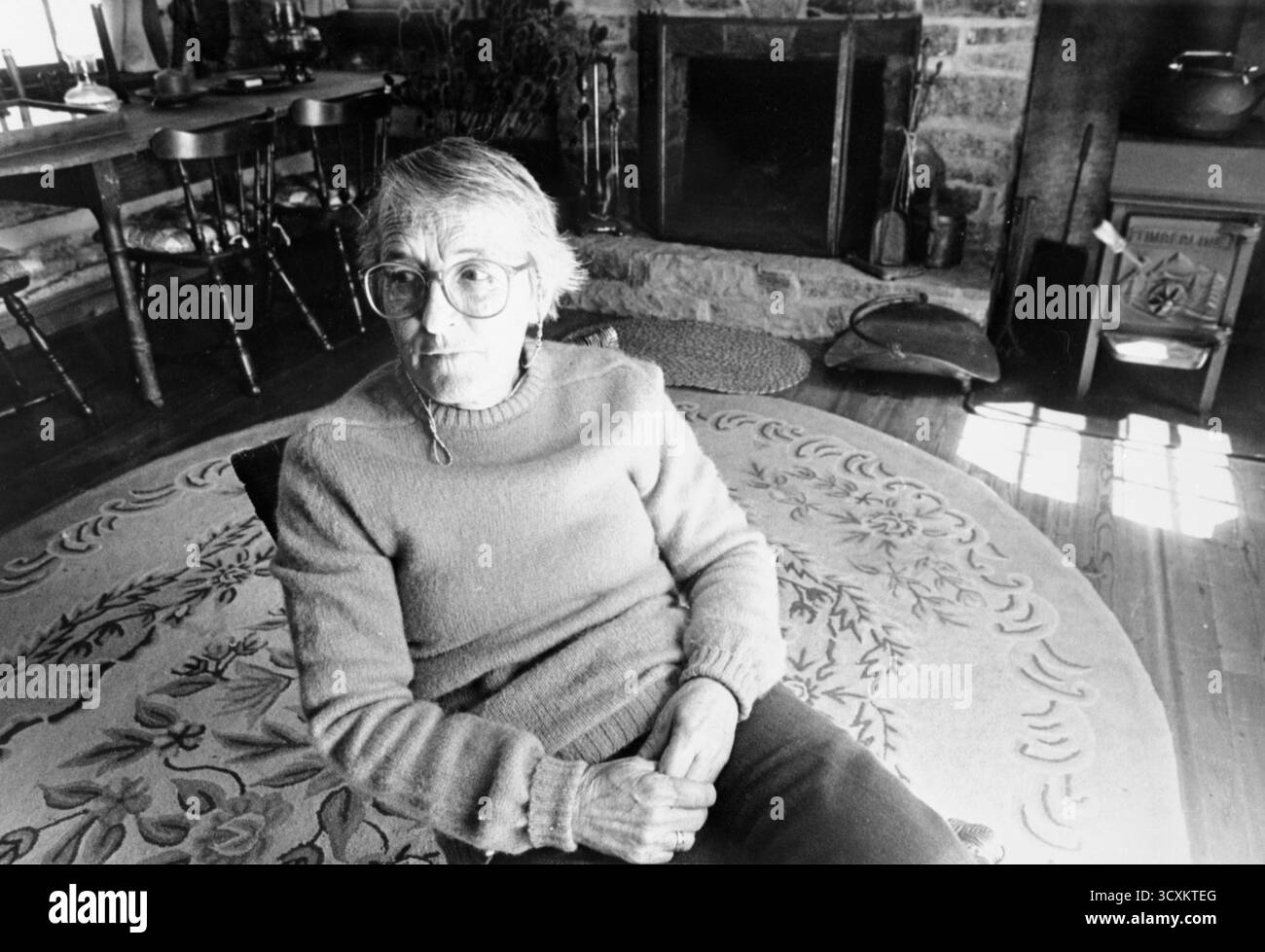 Elisabeth Kubler-Ross photographed at her farm in Head Waters, Va ...