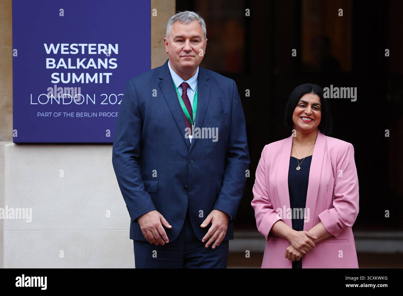 Home Secretary Shabana Mahmood greets Dalibor Juric, Diirector General ...
