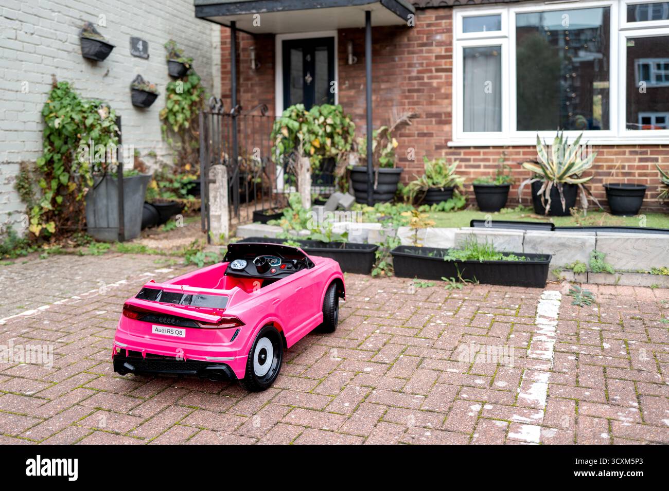Toy car left in hi-res stock photography and images - Alamy