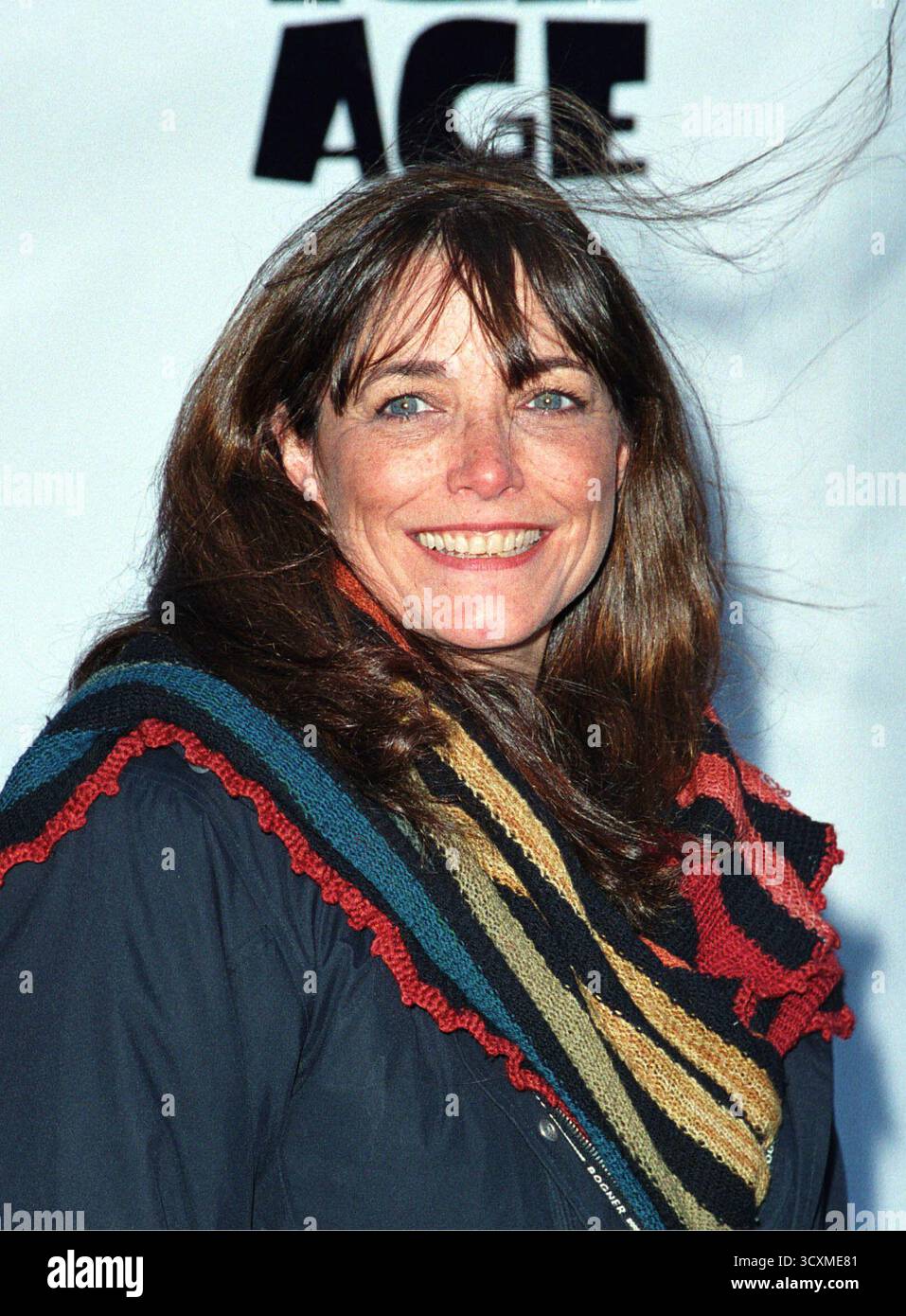 KAREN ALLEN attends the world premiere of "Ice Age" at the Radio City ...