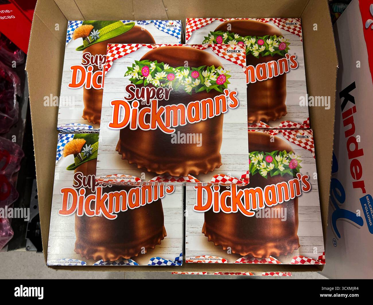 abb Werbeausteller mit Kartons Verpackung Angebot Super Dickmann s ...