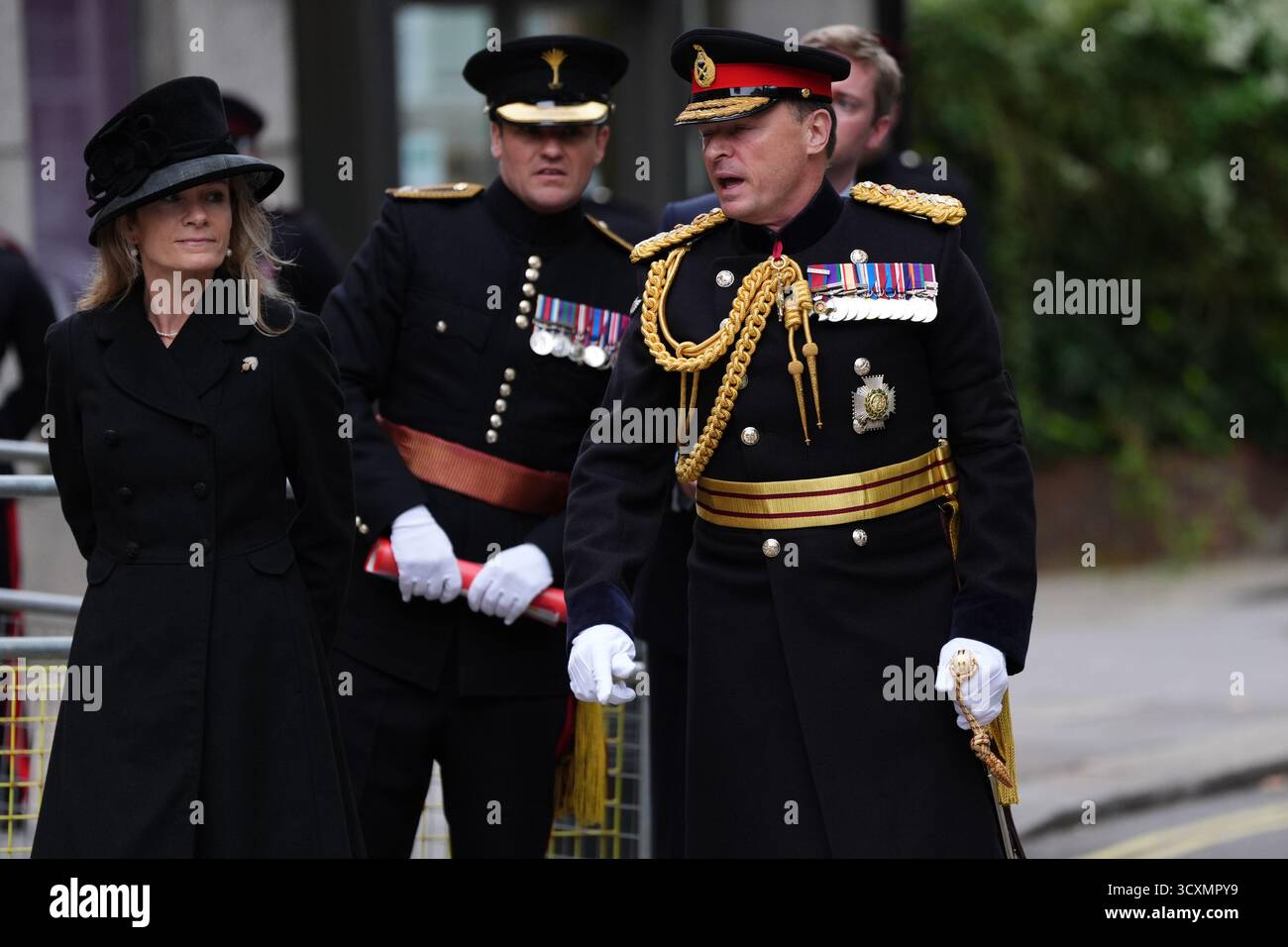 Chief of the General Staff, General Sir Roland Walker, arrives for the ...