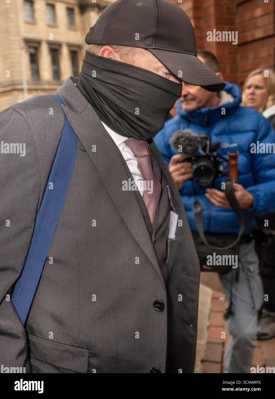 Robert Bush arrives at Hull Crown Court, where he is charged with multiple offences related to ...