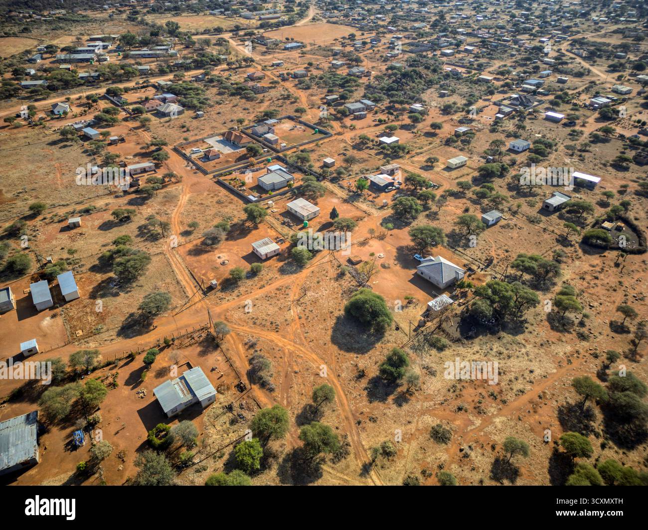 Rural settlement south africa aerial hi-res stock photography and ...