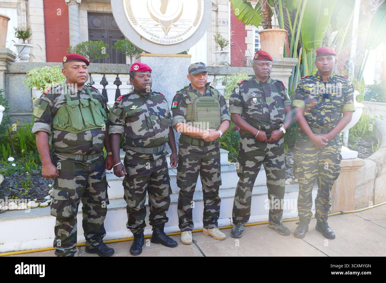 (251015) -- ANTANANARIVO, Oct. 15, 2025 (Xinhua) -- Colonel Michael ...
