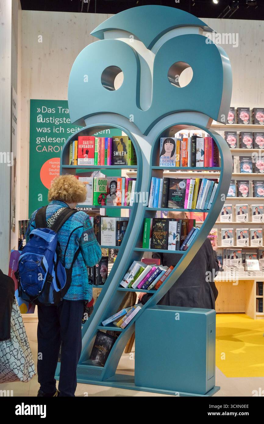 15.10.2025, Frankfurt am Main, DEU, Frankfurter Buchmesse. Blick in ...