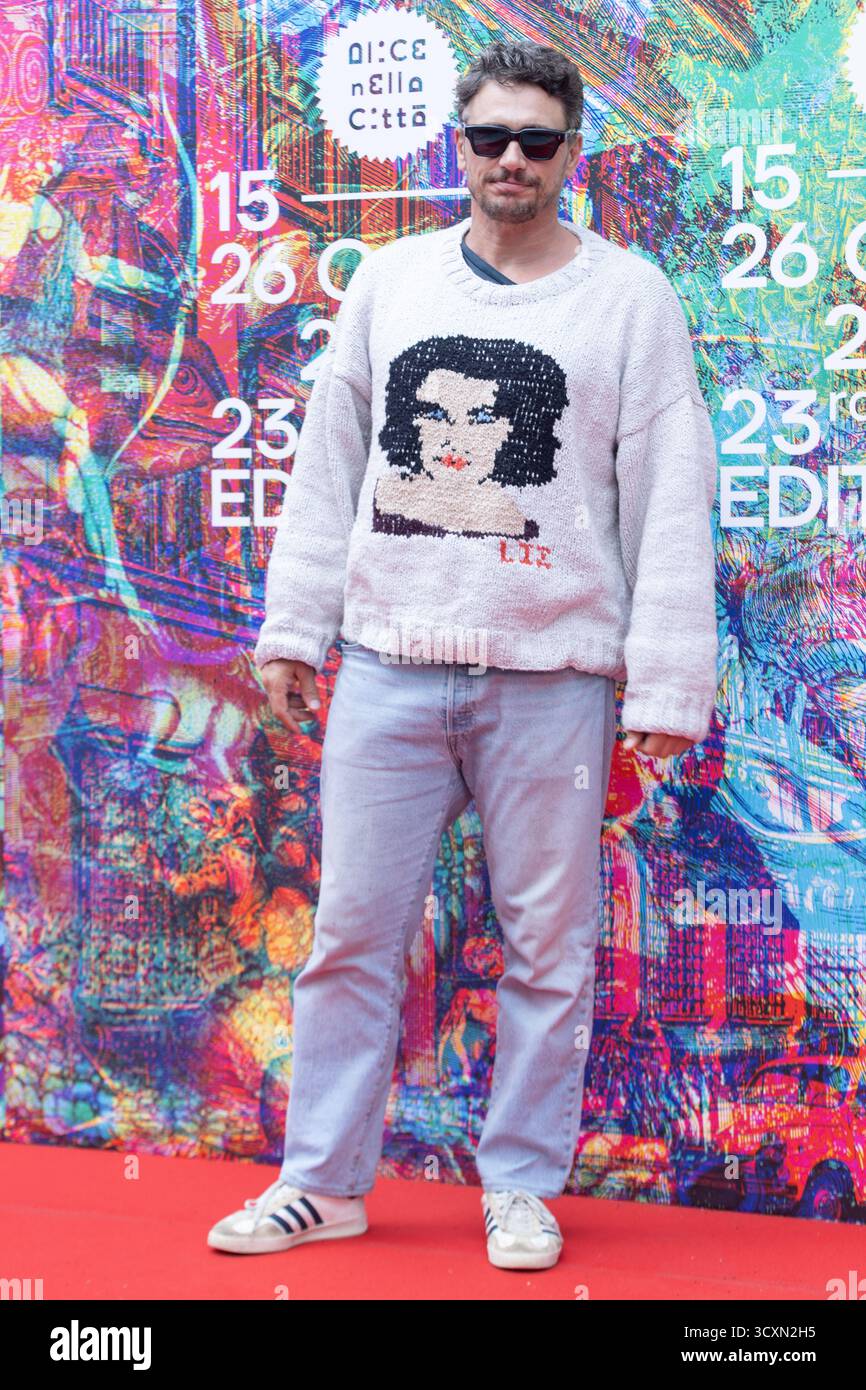 James Franco attends the photocall for the film "Squali" at Casa Alice ...