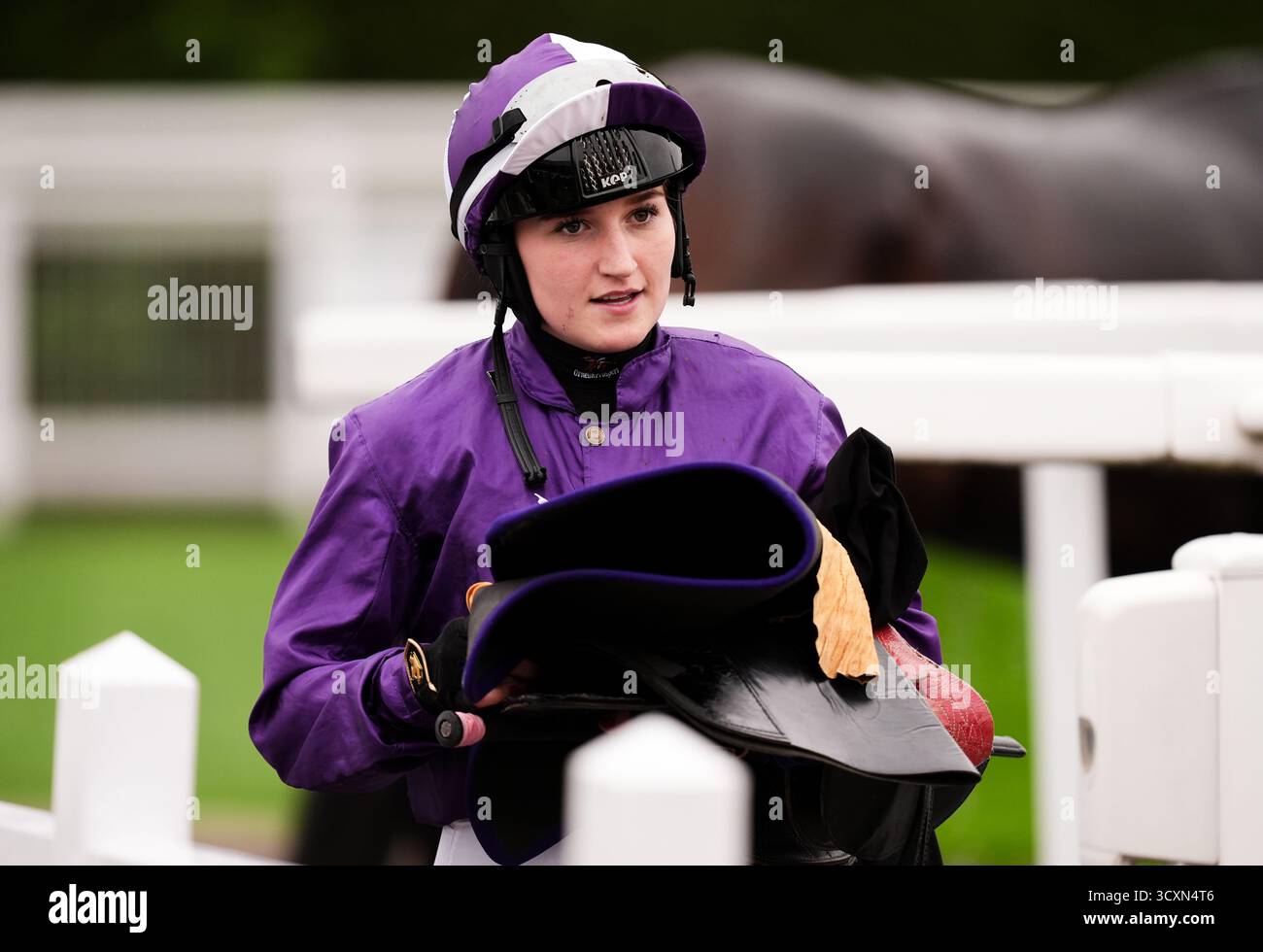 Jockey Alexandra Egan at Nottingham racecourse. Picture date: Wednesday ...