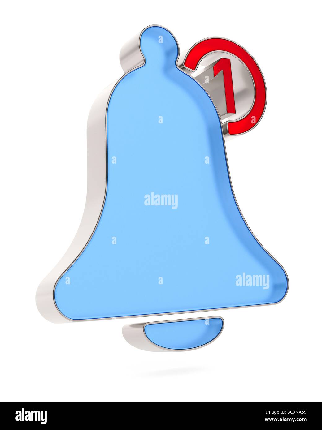 Chat notification on smartphone Cut Out Stock Images & Pictures - Alamy