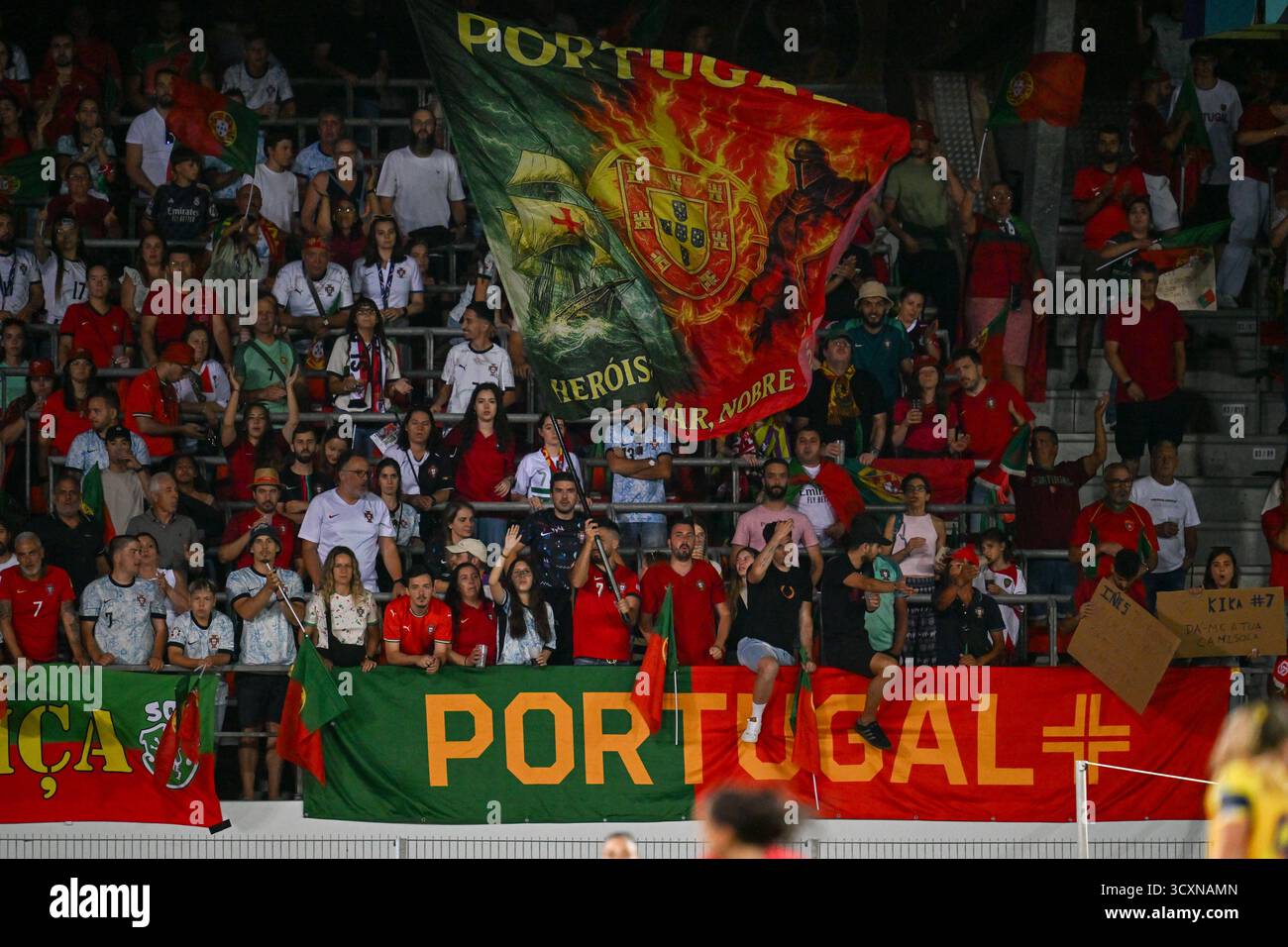 fans and supporters of Portugal pictured during the matchday 3 game in ...
