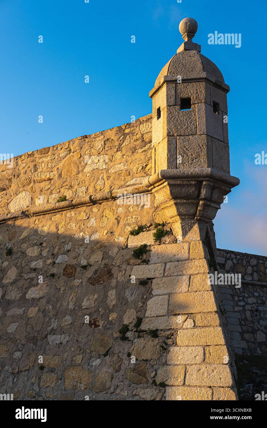 A Symbol of Vigilance and History Ancient Fortress Wall Detail Stock ...