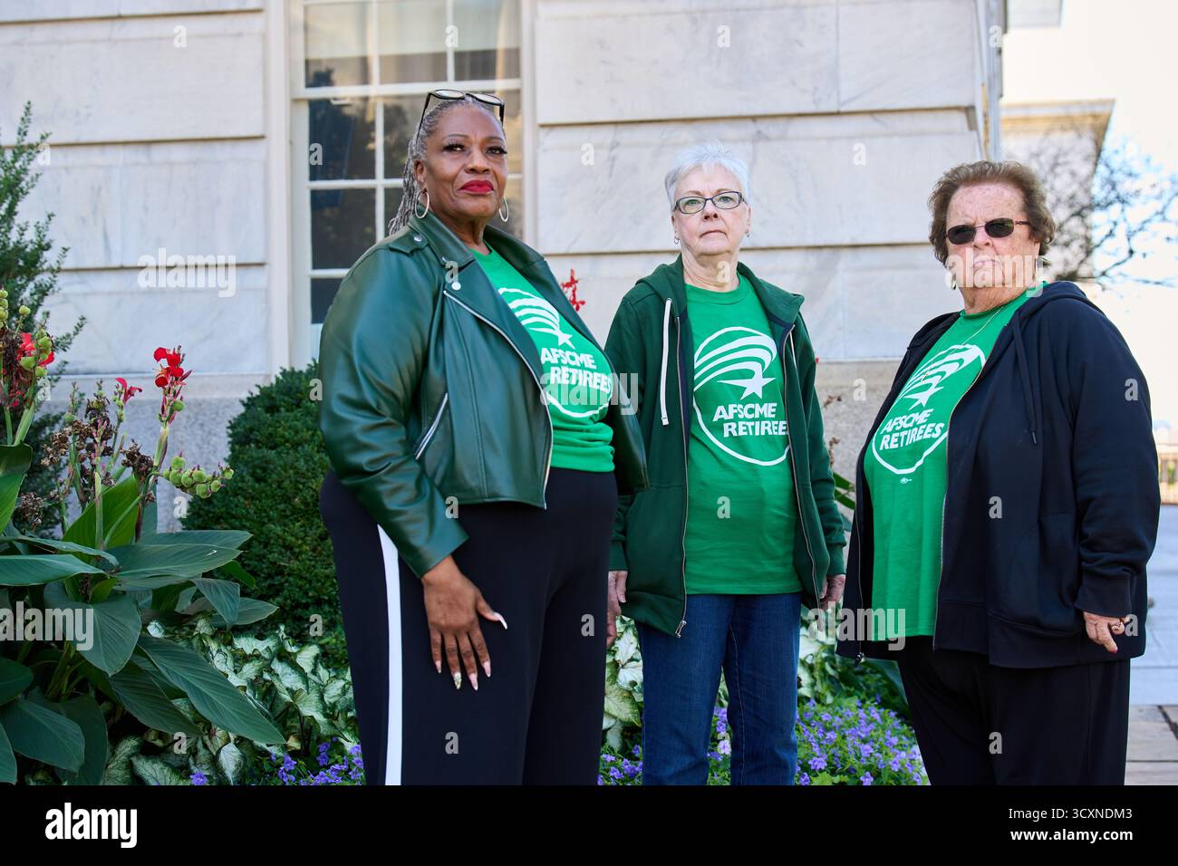 Vanessa Fields, 70, of Philadelphia, left, Sue Conard, 75, of Wisc ...