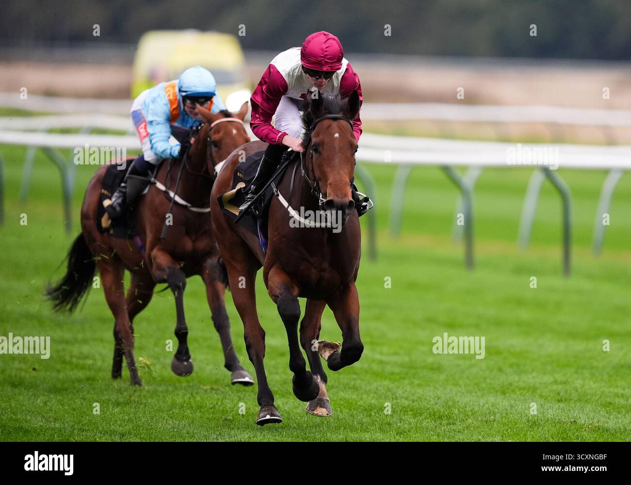 Dovey Moon ridden by Dovey Moon on their way to winning the Close ...